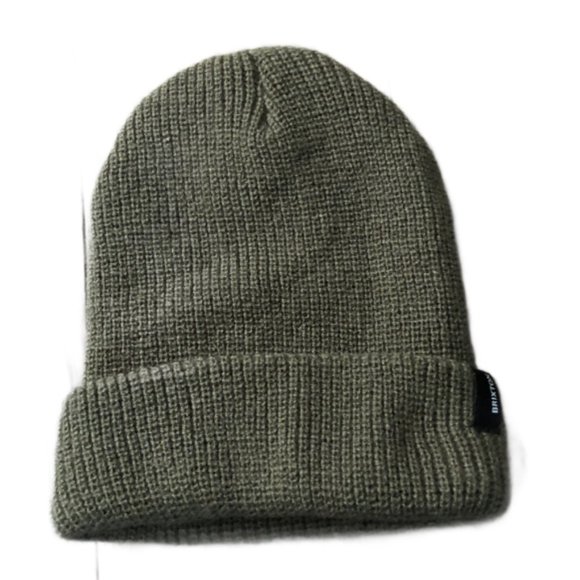 Brixton | Accessories | Nwt Brixton Heist Logo Military Olive Knit ...